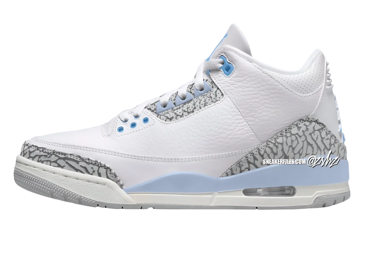 Air Jordan 3 Hydrogen Blue | Fecha, Precio y más!